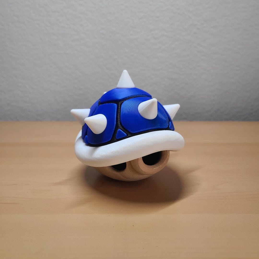 Blue Spiny Shell - Mario Kart Inspired Collectible - Etsy