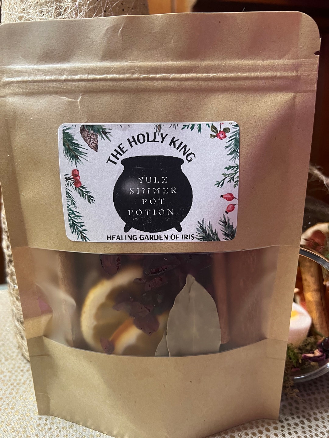 The Holly King Yule Simmer Pot Potion - Etsy