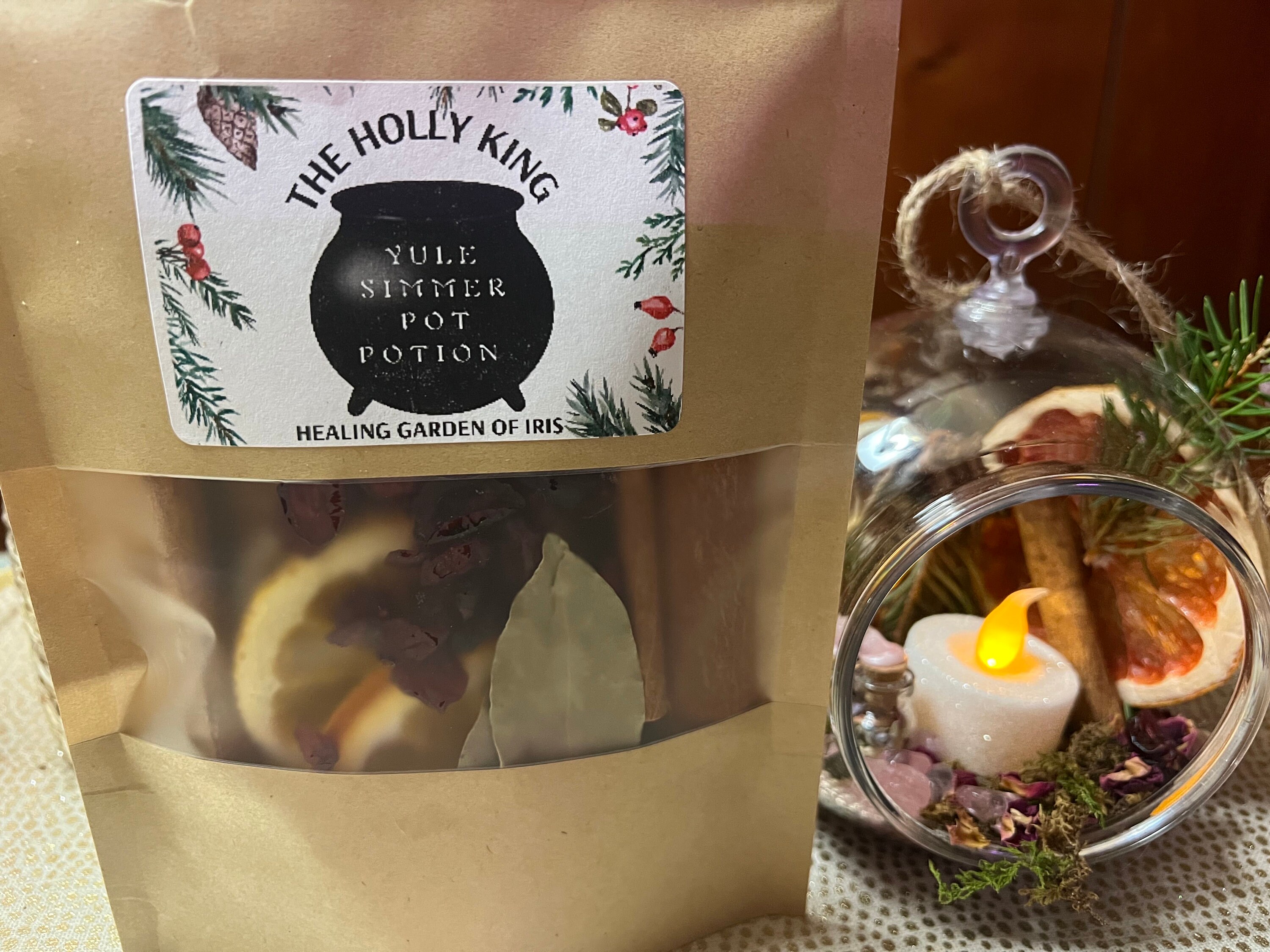 The Holly King Yule Simmer Pot Potion - Etsy