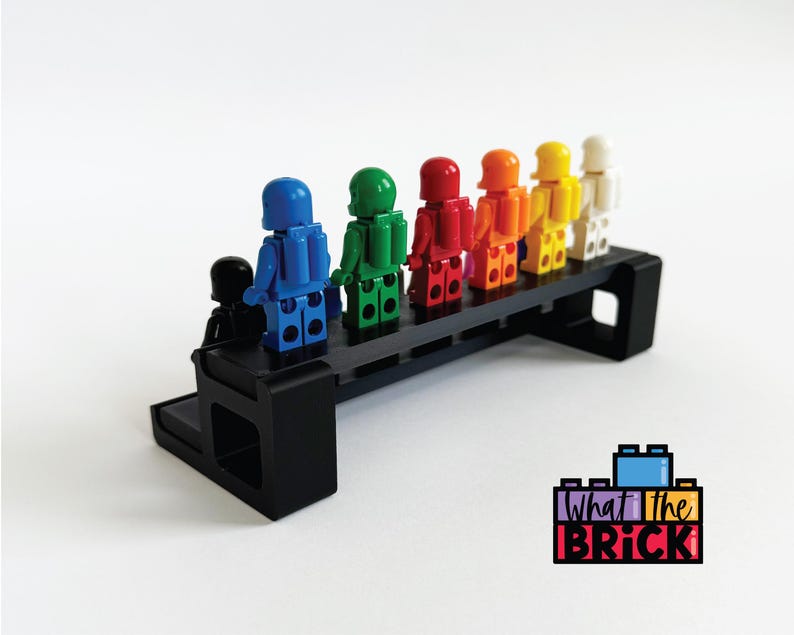 Minifigure Series Display, Minifig Stand, Mini Figure Storage, Holds a ...