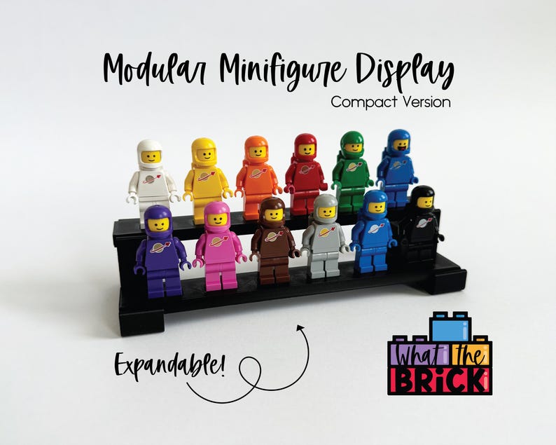 Minifigure Series Display, Minifig Stand, Mini Figure Storage, Holds a ...