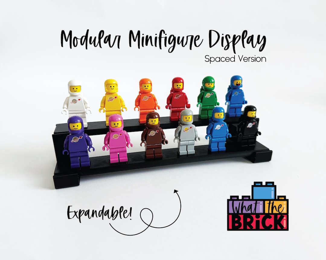 3D Printed Minifigure Display Stand: Modular Expandable Storage - Etsy