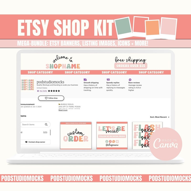 Etsy Shop Logo - Etsy