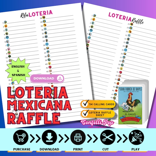 Loteria Raffle - Etsy