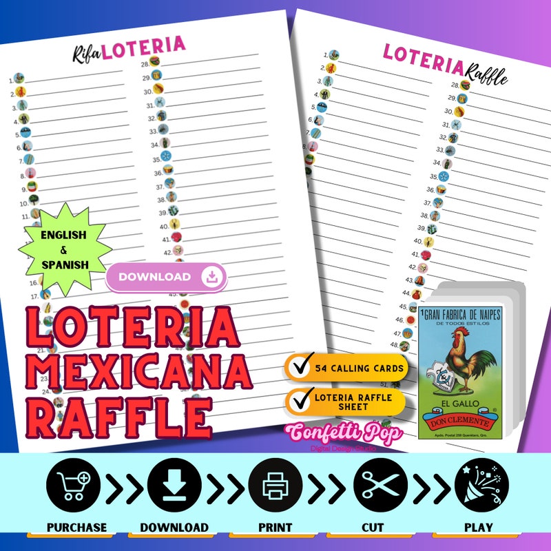 Loteria Raffle - Etsy