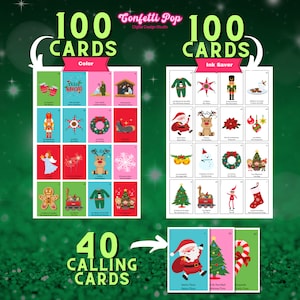 Christmas Loteria Game: Bilingual Holiday Bingo (100 Cards) (digital ...