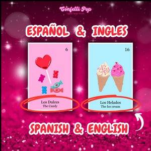 Valentine's Day Loteria | Loteria De San Valentin | Bingo - Bilingual ...