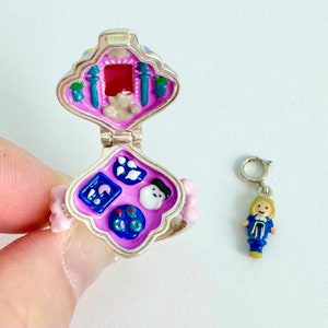 Polly Pocket Polly's Tea Time Locket Sterling Silver Charm Ring - Etsy