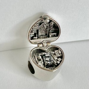 Polly Pocket Midge's Bedtime Ring Case With Ring Sterling Silver Locket ...