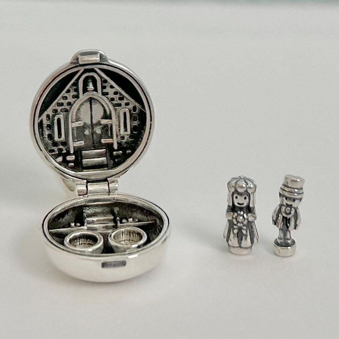 Polly Pocket Bridesmaid Polly Nancy's Wedding Day Sterling Silver Charm ...