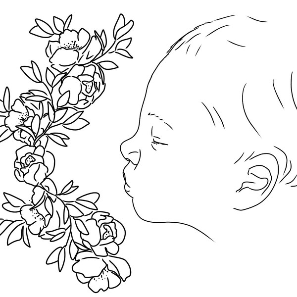 Flower Side Profile - Etsy