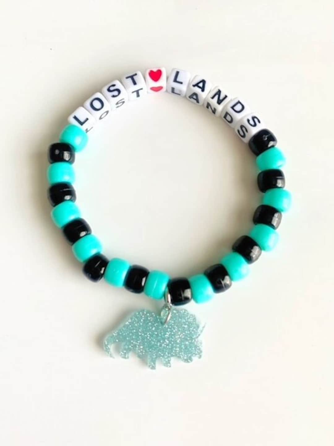 Lost Lands Kandi Bracelets Dinosaur Bracelets Rave Wear Rave Trading ...