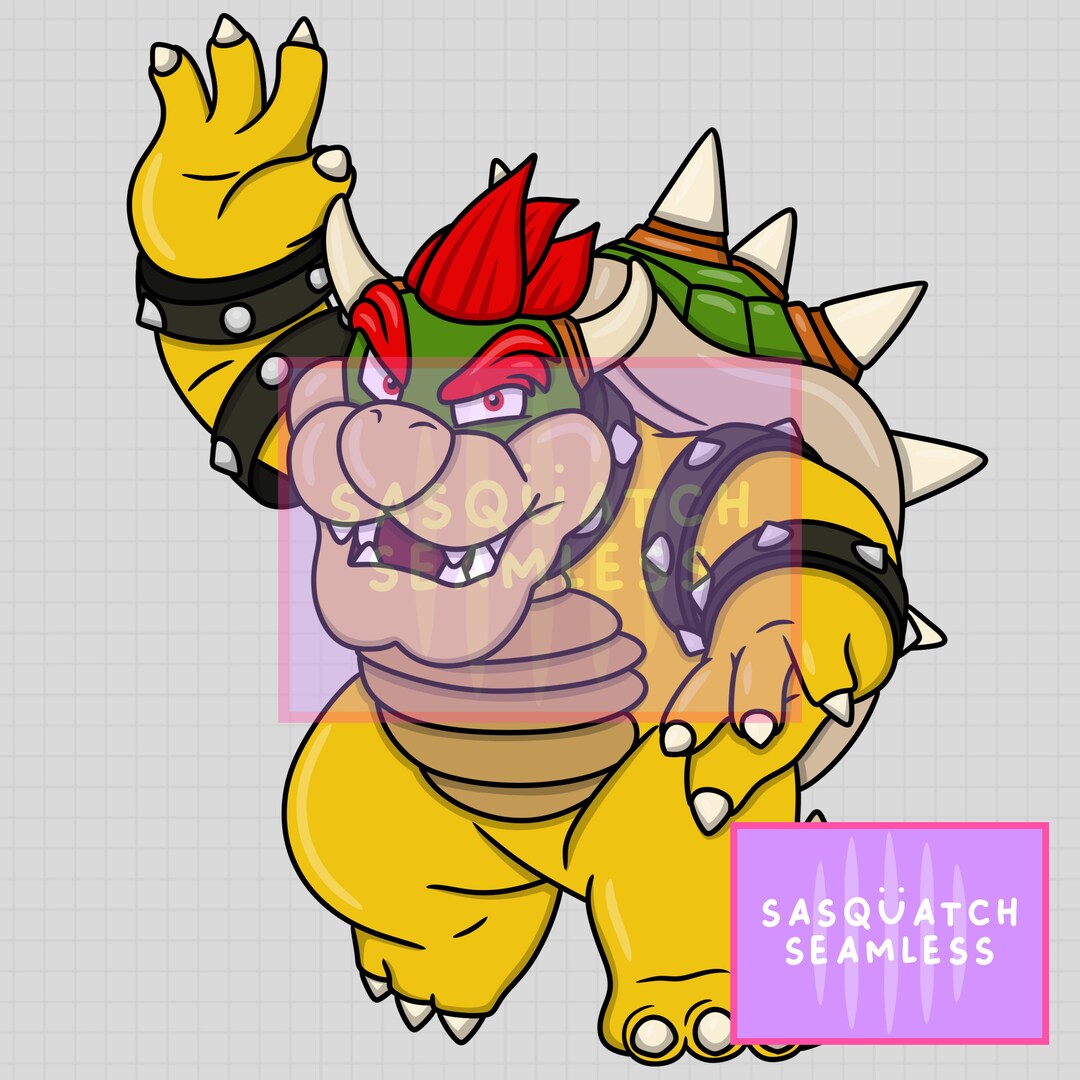 Bowser - SUB PNG Files for Tee Graphics and Crafts, Subs, PNG Files ...