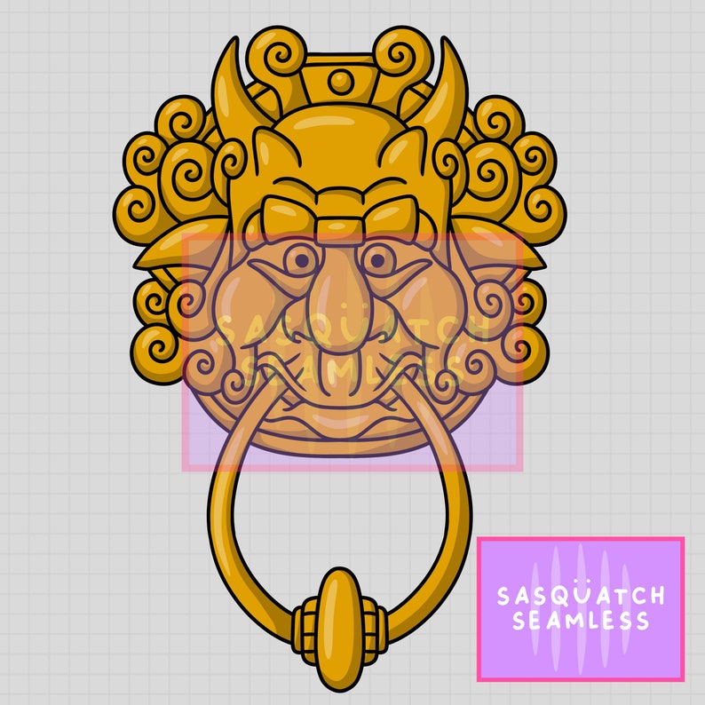 Set of 2 Door Knocker SUB PNG File for Tee Graphics and Crafts, Tv ...