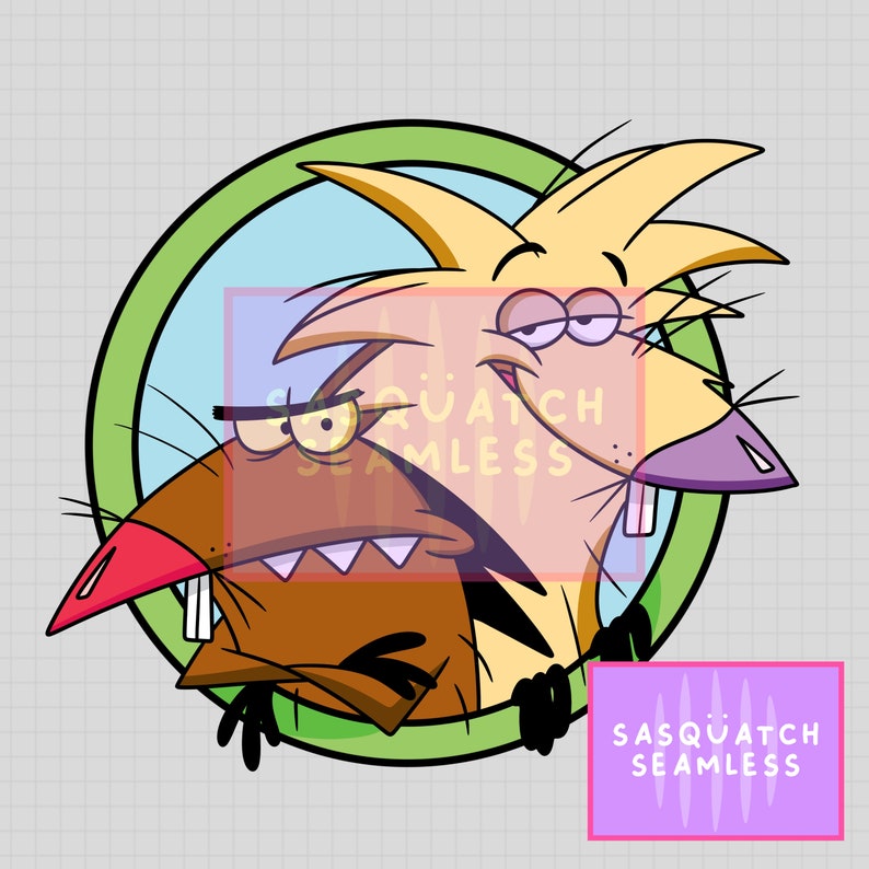 Angry Beavers SUB PNG File for Tee Graphics and Crafts - Etsy
