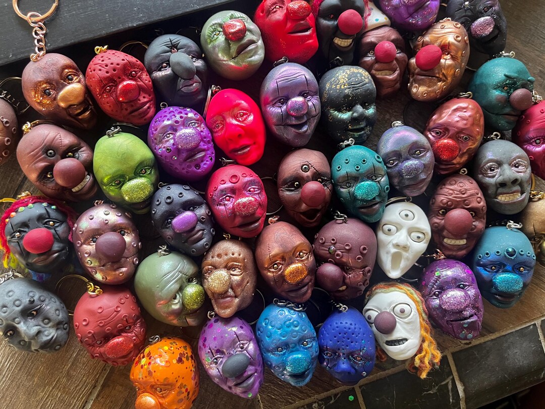 Handmade Keychain Heads Set 1 - Etsy