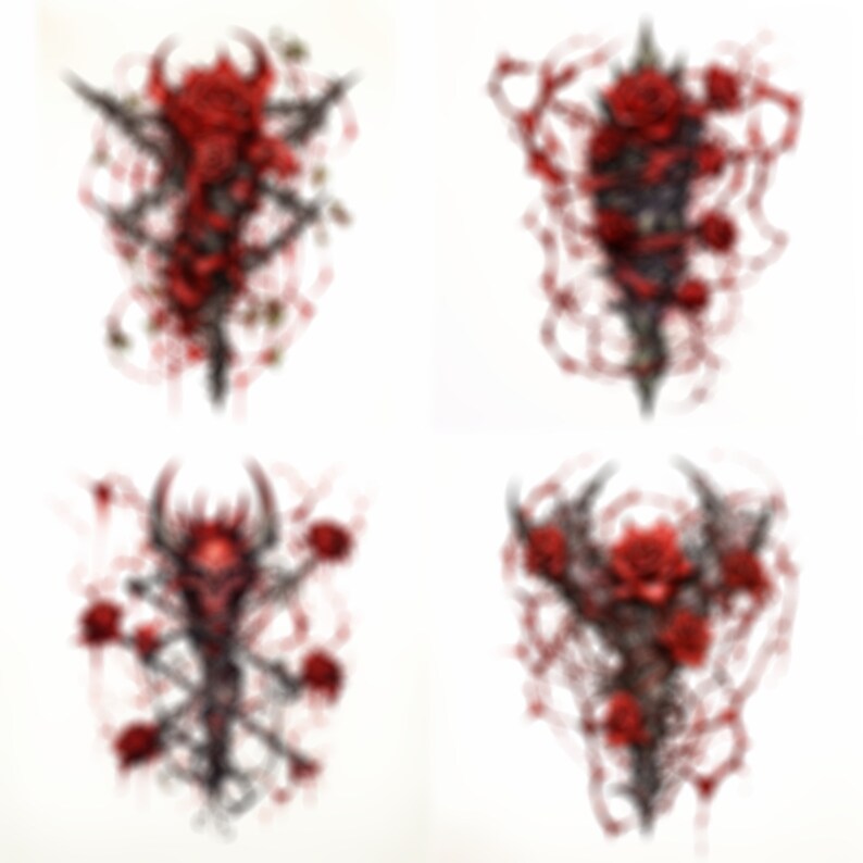 Diablo Lilith's Sigils Tattoo Designs 20pack. - Etsy