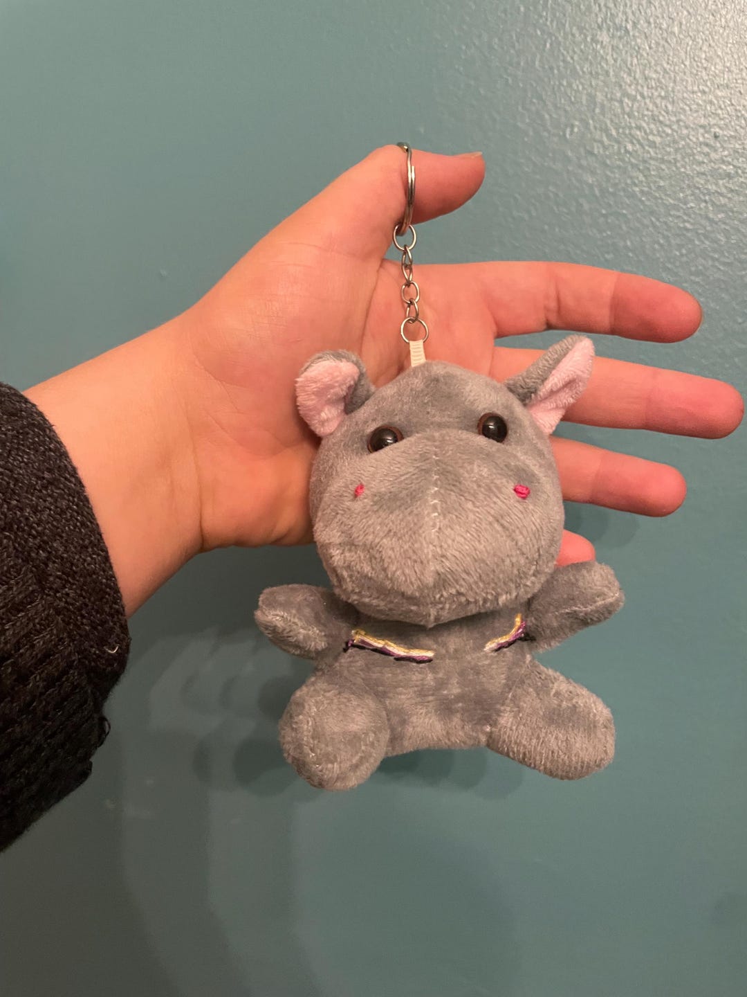 Hippo With Top Surgery Scars in Non Binary Flag Colors - Etsy