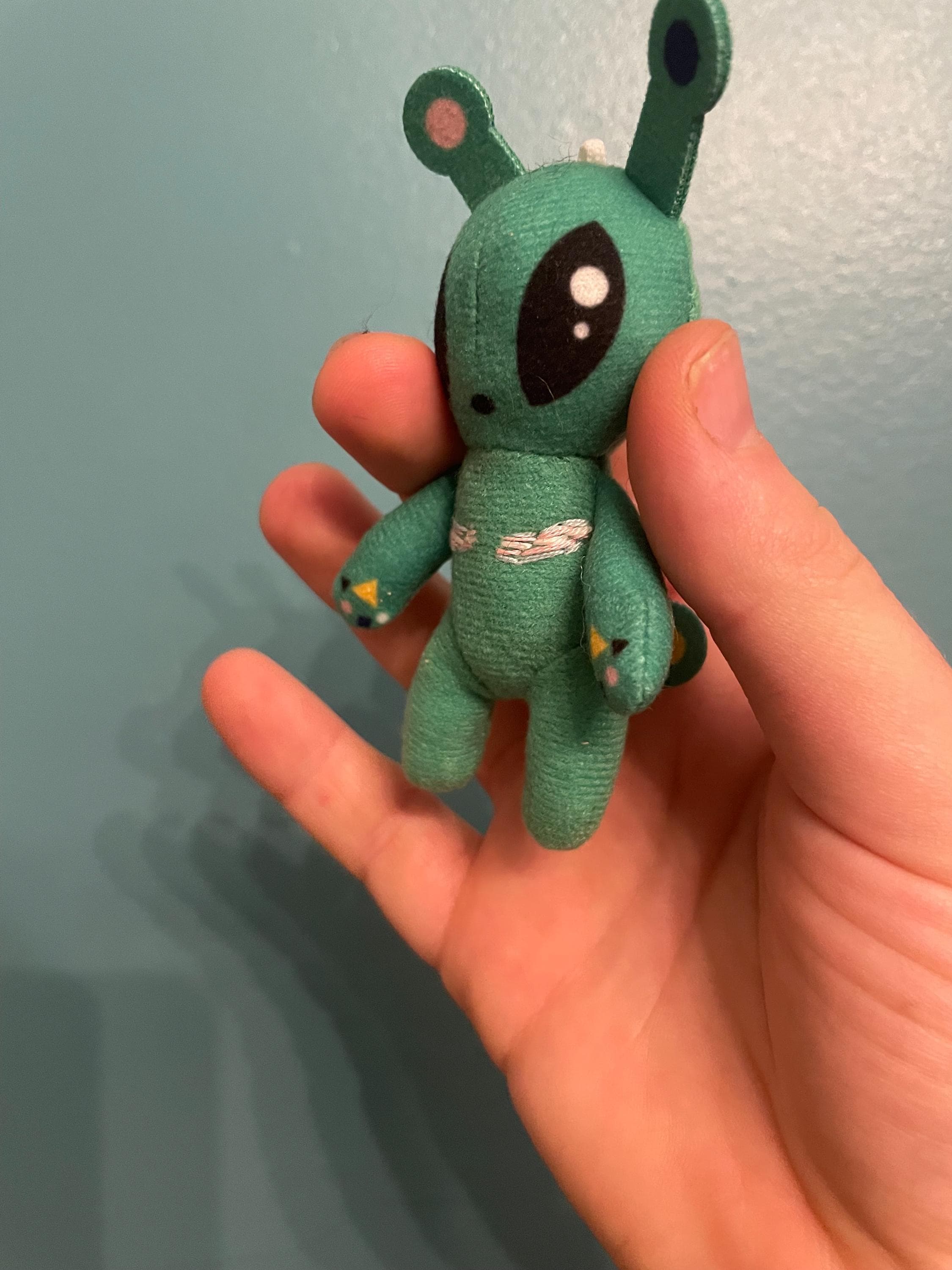 Tiny Alien With Top Surgery Scars in Trans Flag Colors - Etsy