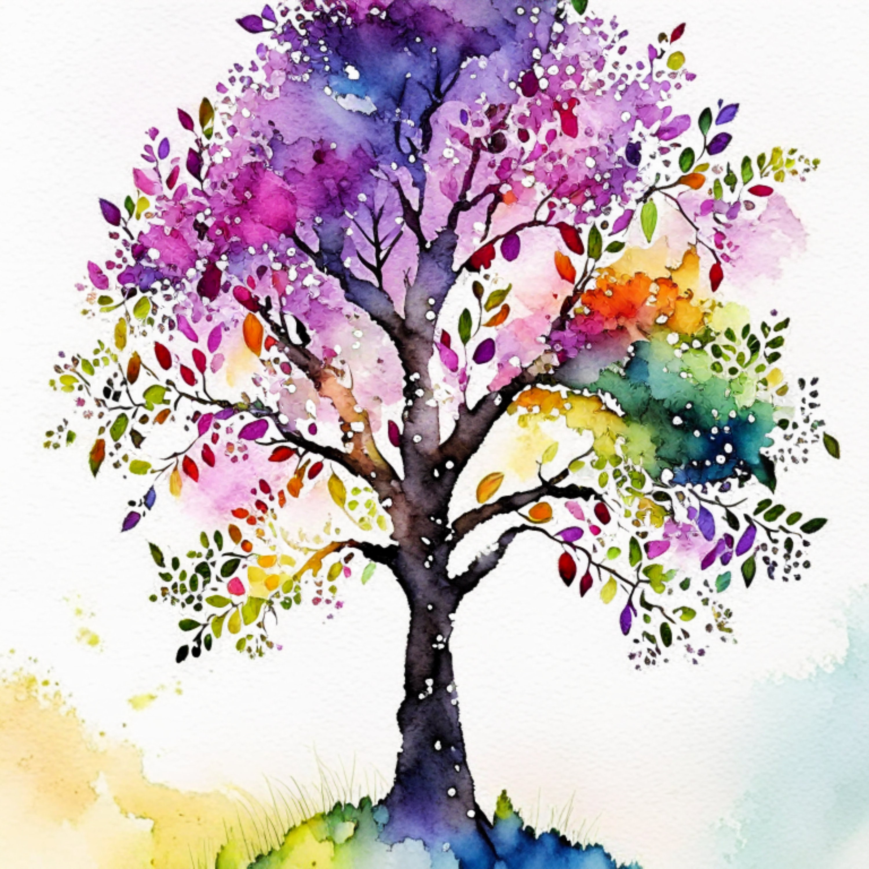 Cute Wish Tree Clipart | 300dpi High Resolution | PNG Graphics ...