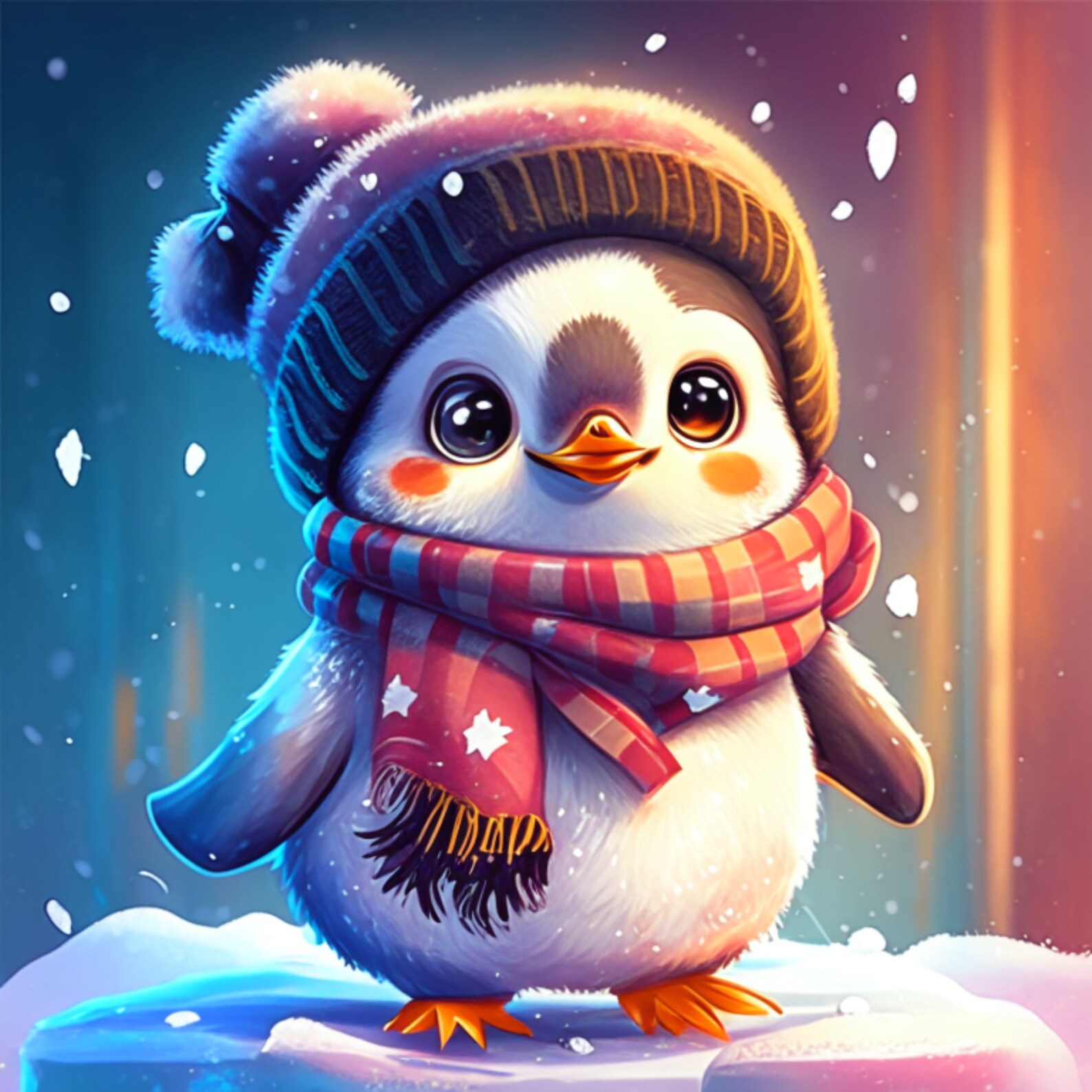 Penguin Clipart 300dpi High Resolution PNG Graphics Instant Download ...