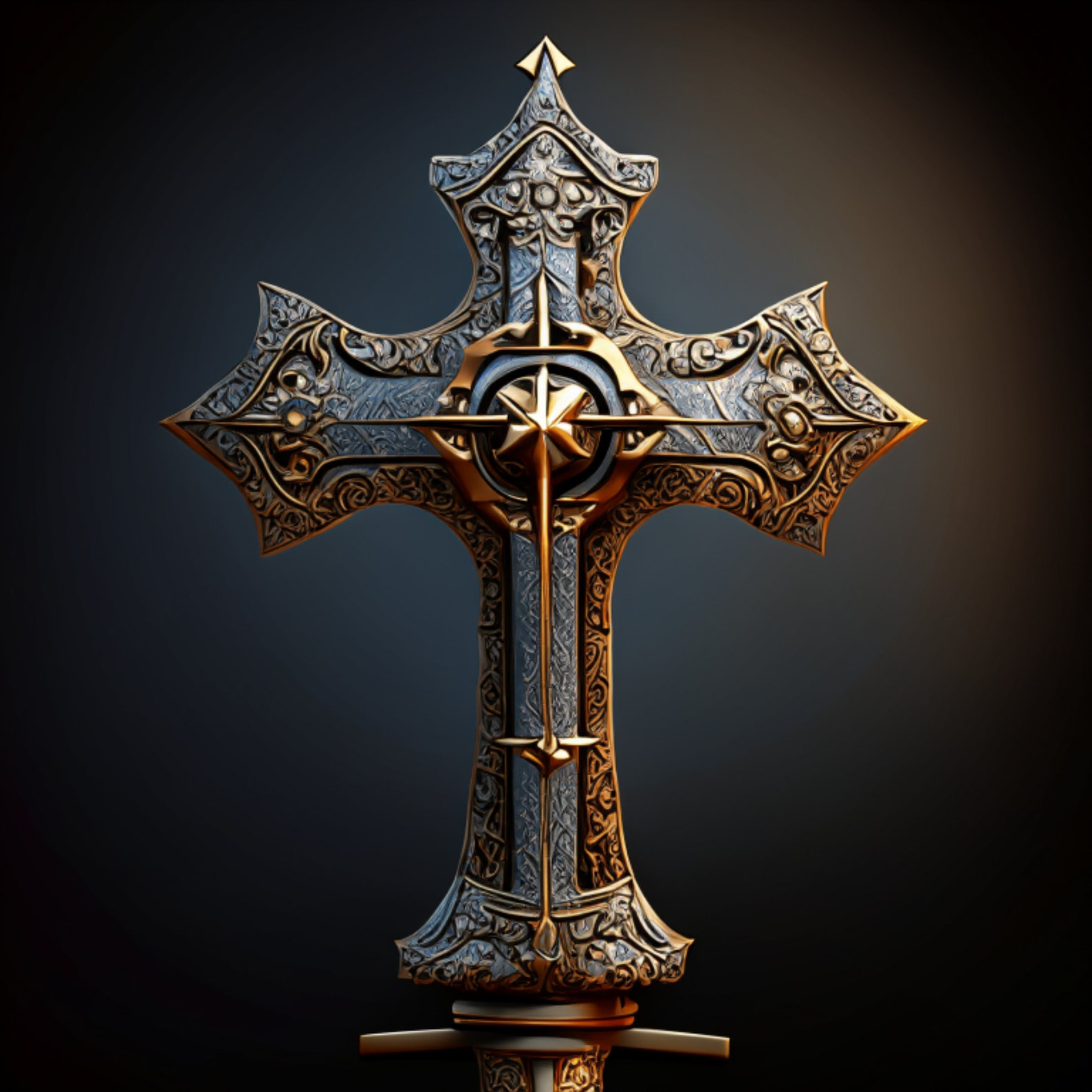 Cross Clipart | 300dpi High Resolution | PNG Graphics | Instant ...