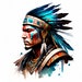 Native American Clipart 300dpi High Resolution PNG Graphics Instant ...