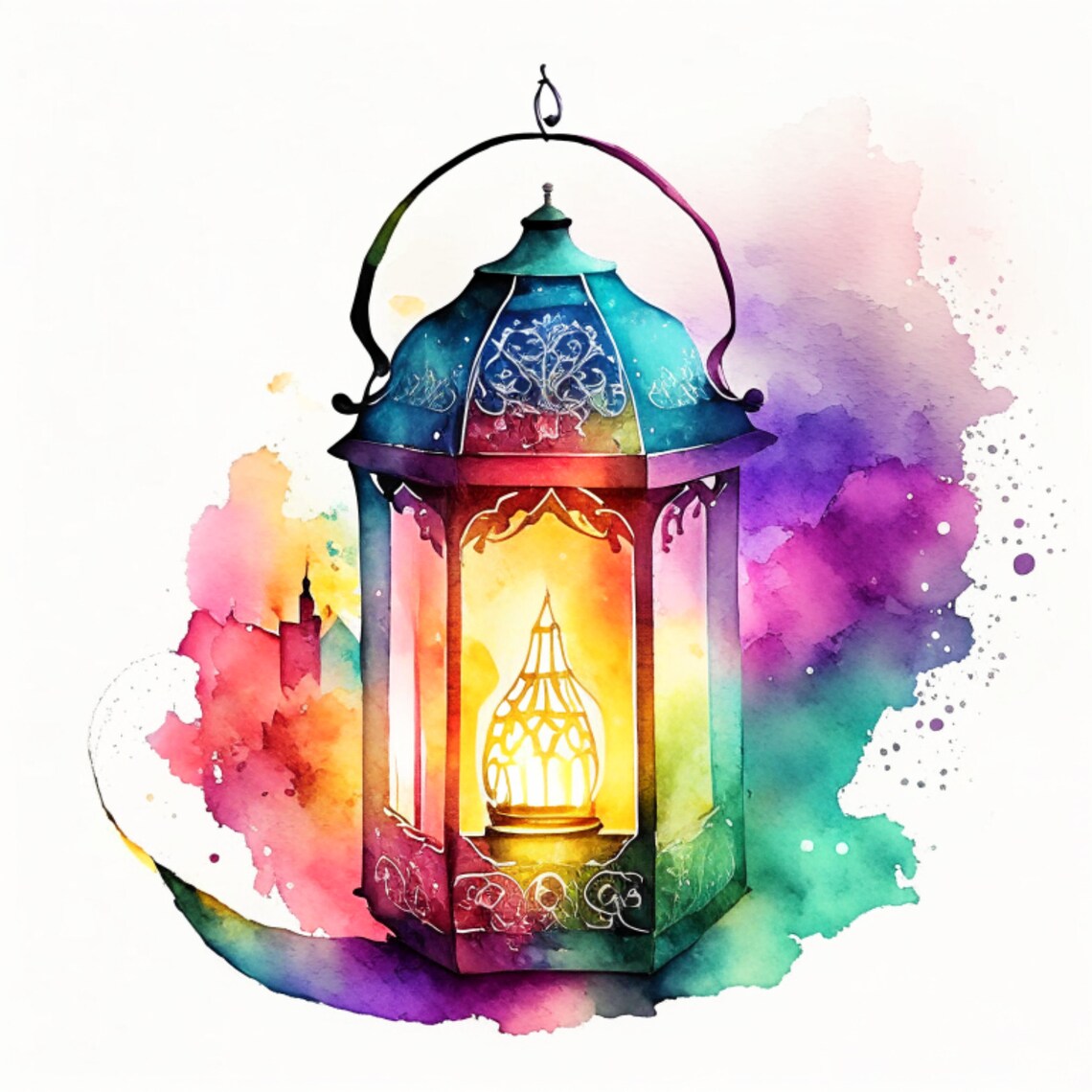 Cute Lantern Clipart 300dpi High Resolution PNG Graphics Instant ...