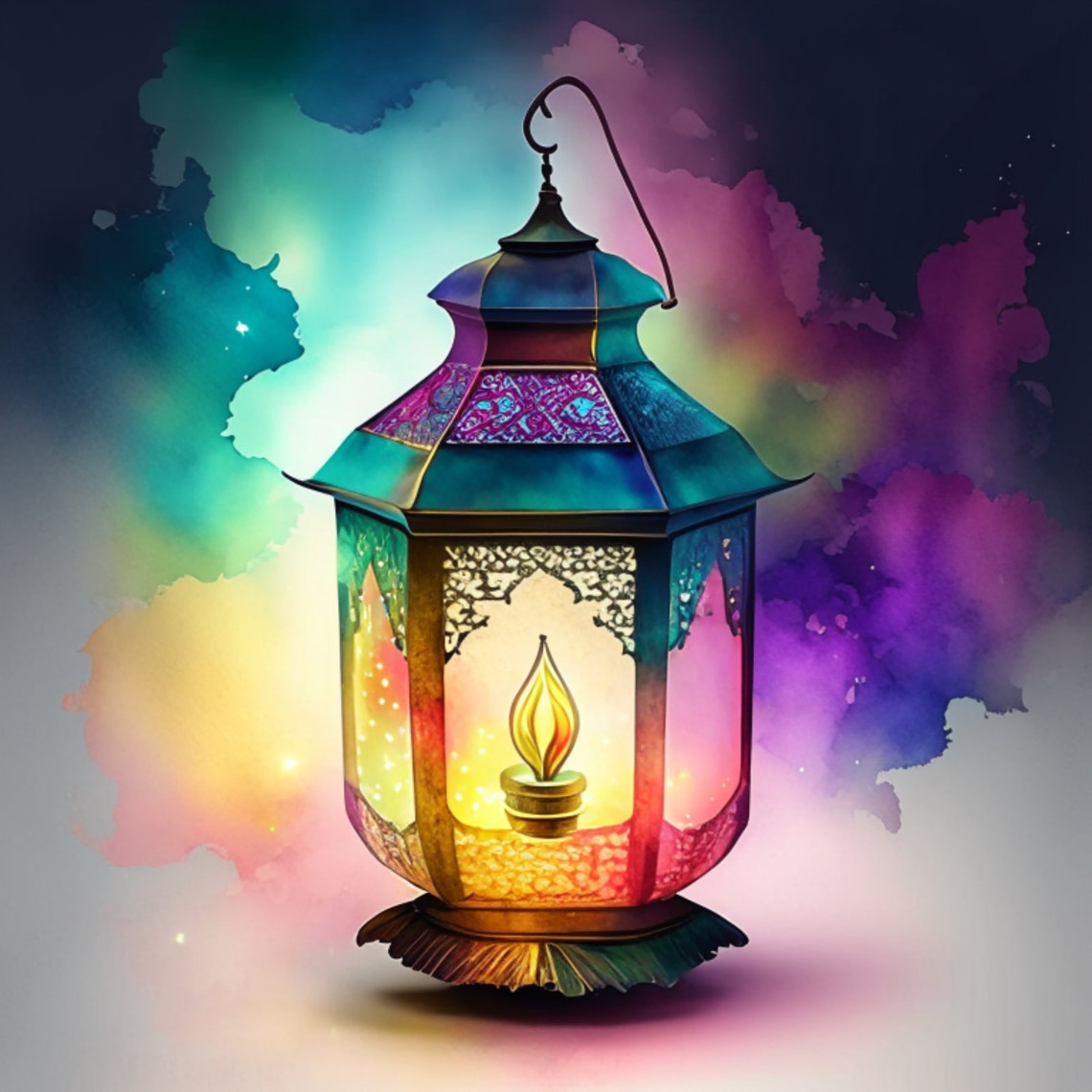 Cute Lantern Clipart 300dpi High Resolution PNG Graphics Instant ...