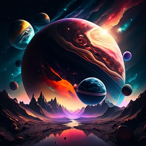 Colorful Planets Clipart: High-resolution PNG Graphics (commercial Use ...