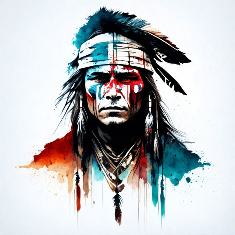 Native American Clipart 300dpi High Resolution PNG Graphics Instant ...