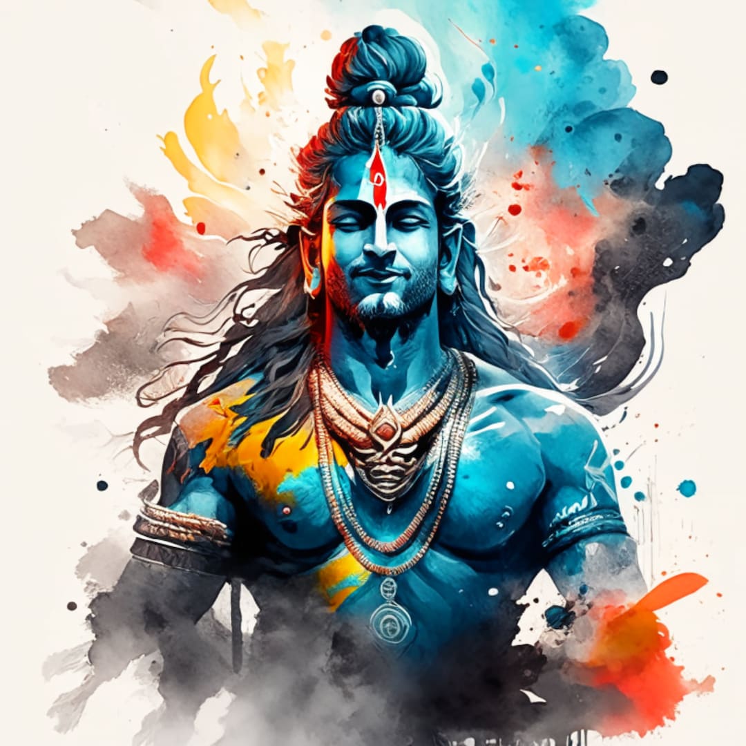 Cute Shiva Clipart | 300dpi High Resolution | PNG Graphics | Instant ...