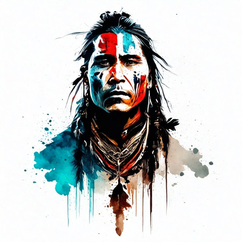 Native American Clipart 300dpi High Resolution PNG Graphics Instant ...