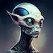 Alien Portraits Clipart 300dpi High Resolution PNG Graphics Instant ...