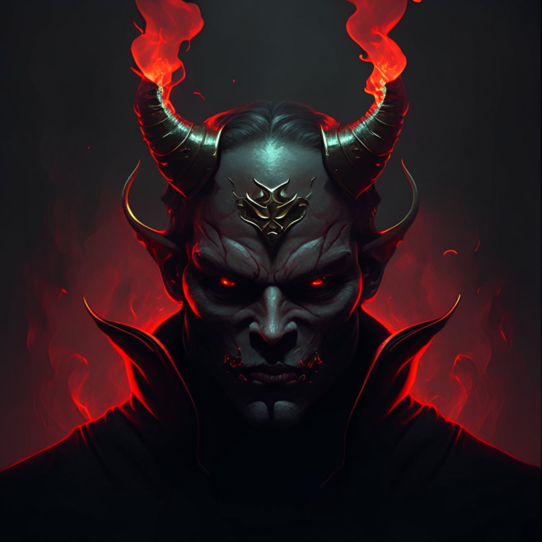 Mystic Devils: 300 Dpi Digital Devil Portraits | Digital Download ...