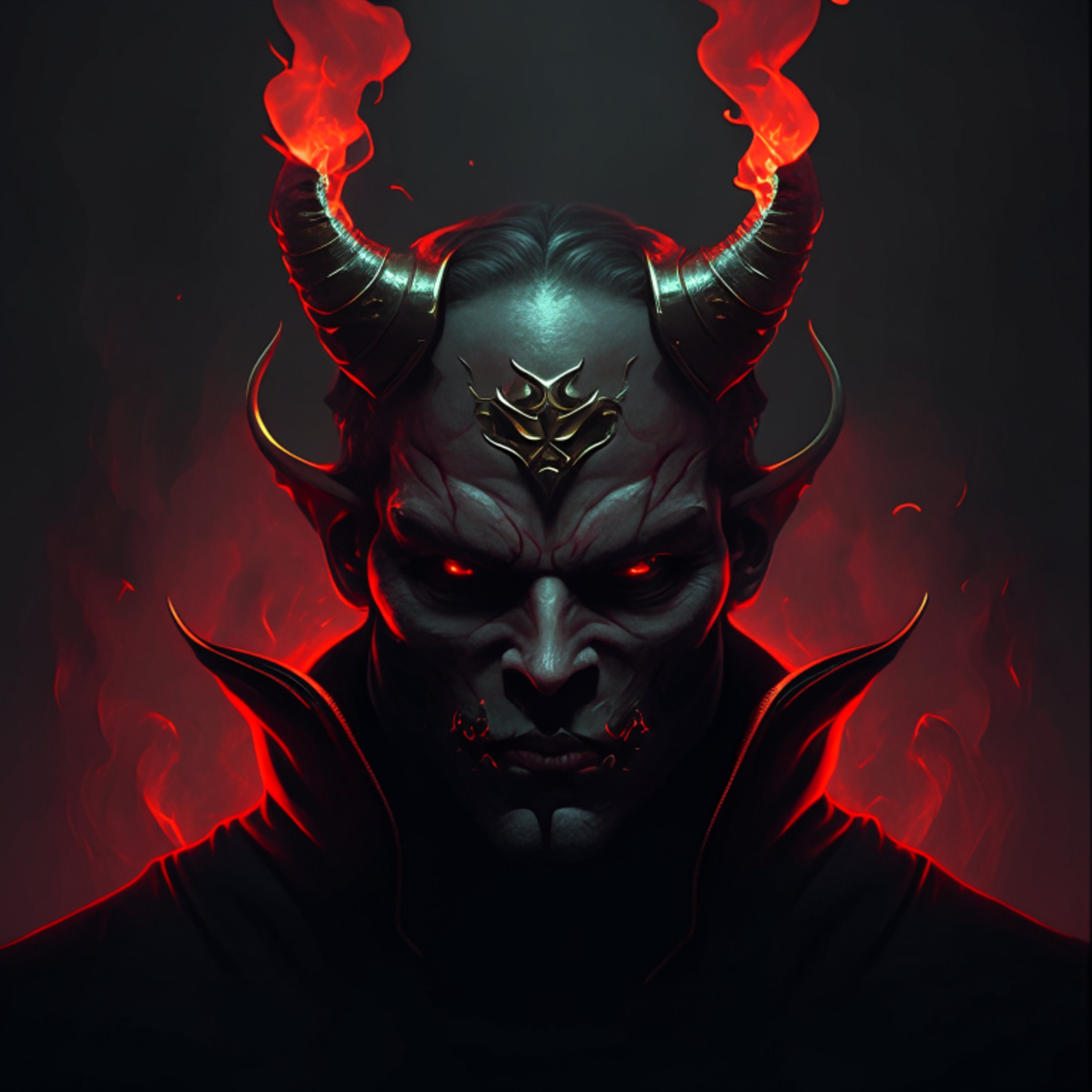 Mystic Devils: 300 Dpi Digital Devil Portraits | Digital Download ...