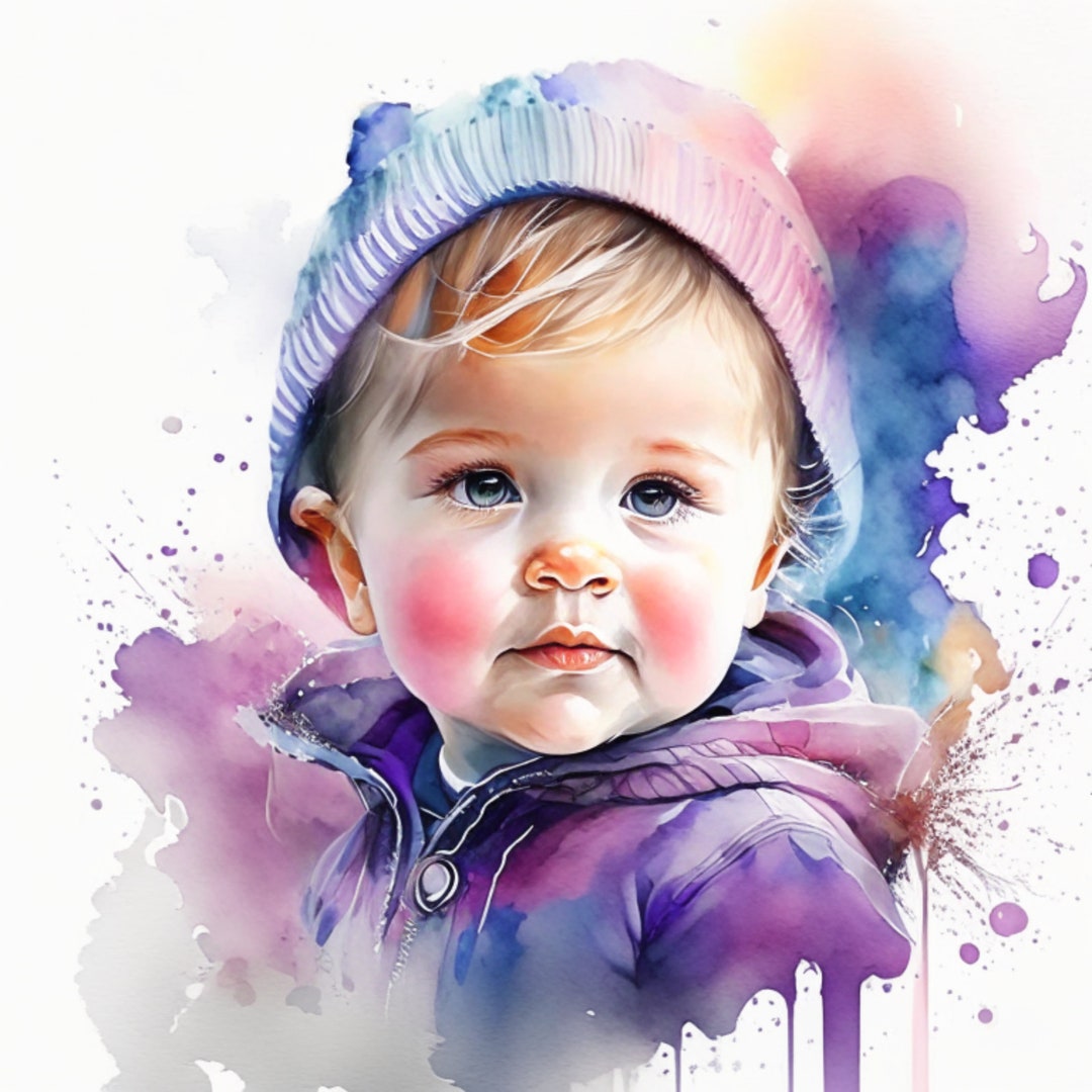 Cute Baby Clipart 300dpi High Resolution PNG Graphics Instant Download ...