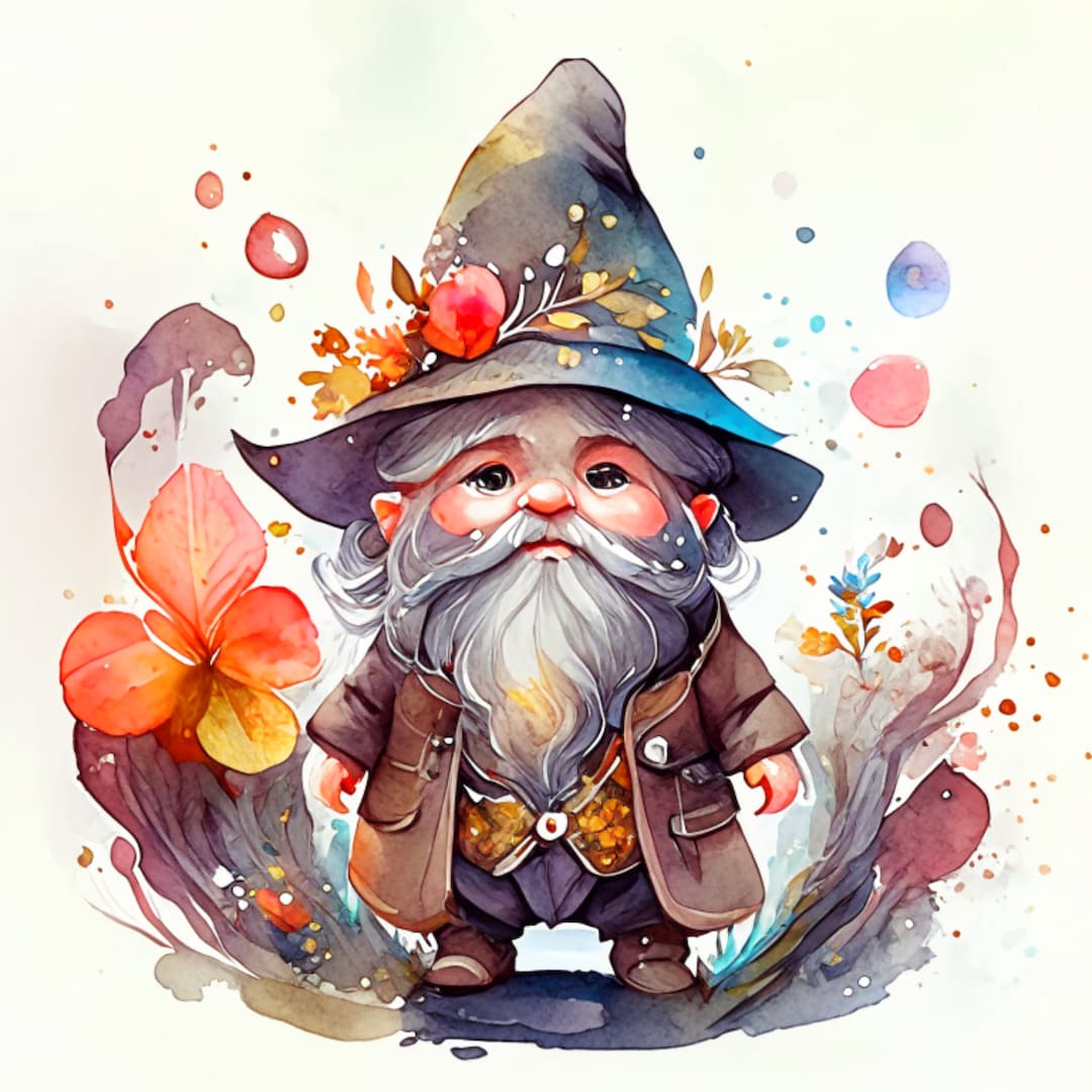 Cute Dwarf Clipart | 300dpi High Resolution | PNG Graphics | Instant ...
