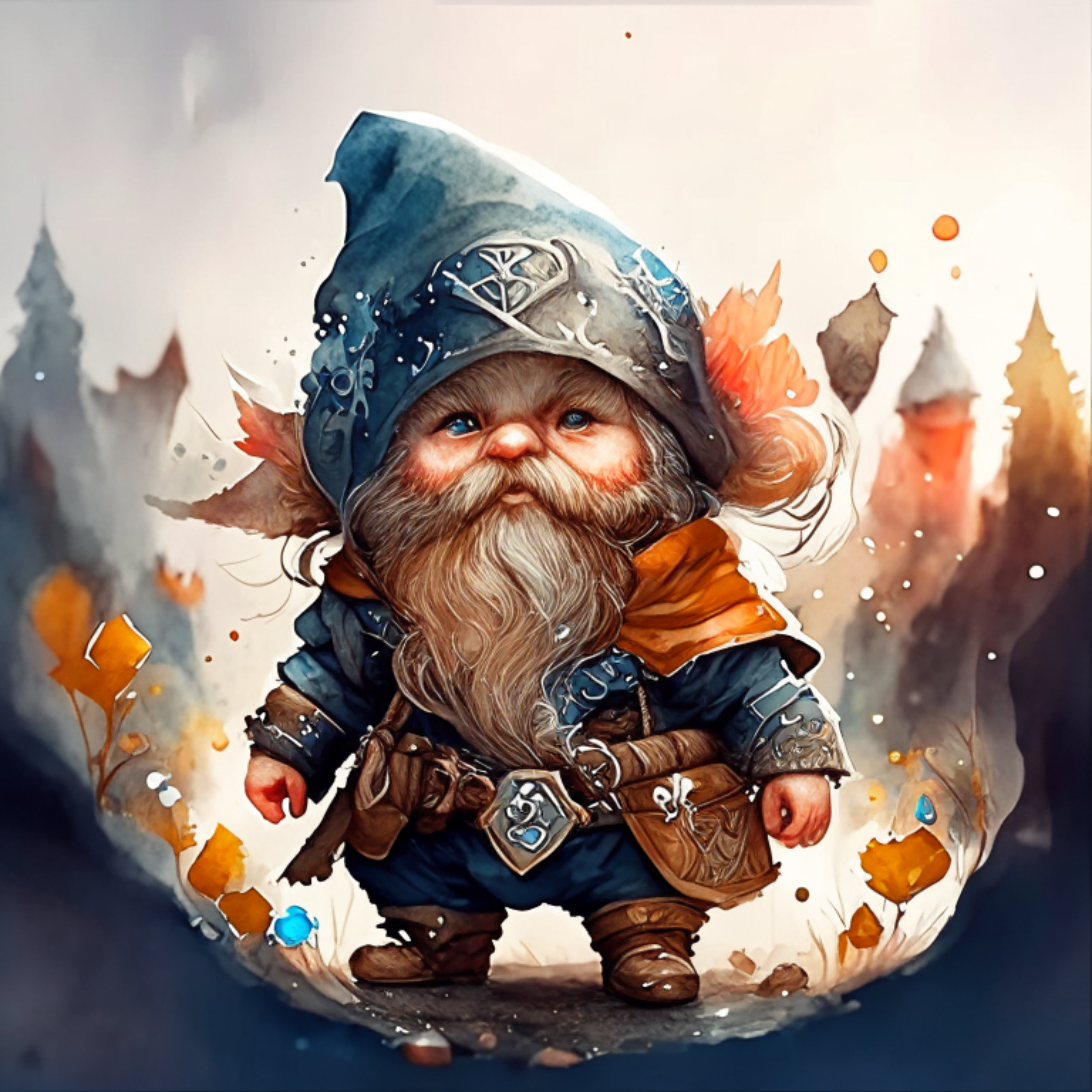 Cute Dwarf Clipart 300dpi High Resolution PNG Graphics Instant Download ...
