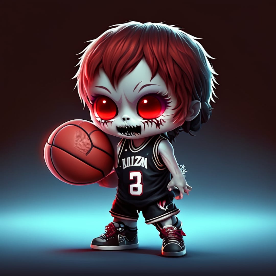 Basketball Zombie Clipart | PNG Graphics, Commercial Use (instant ...