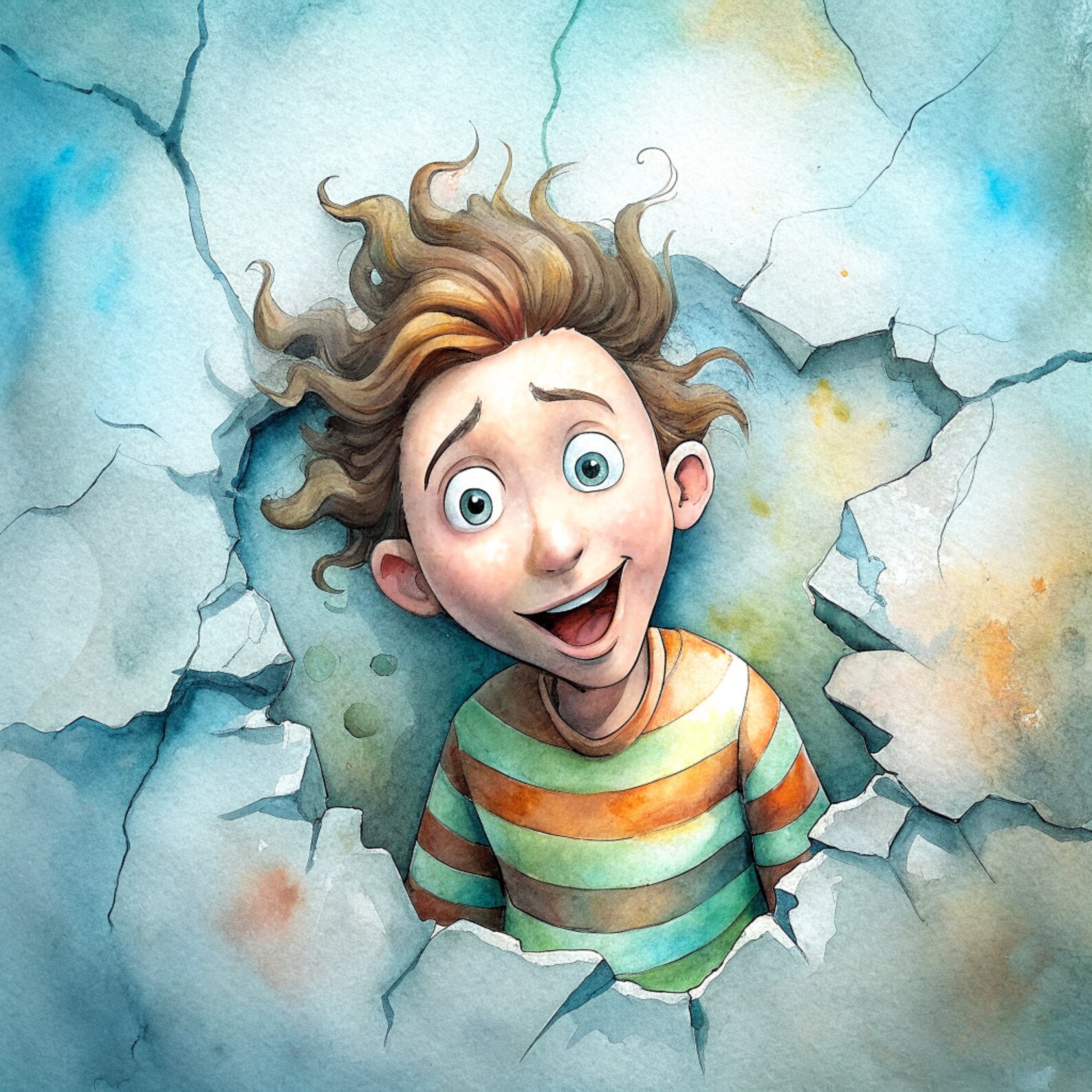 Curious Child Clipart | 300dpi High Resolution | PNG Graphics | Instant ...