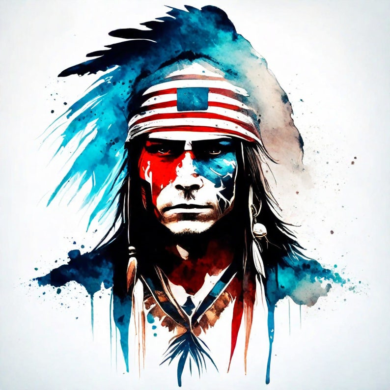 Native American Clipart 300dpi High Resolution PNG Graphics Instant ...