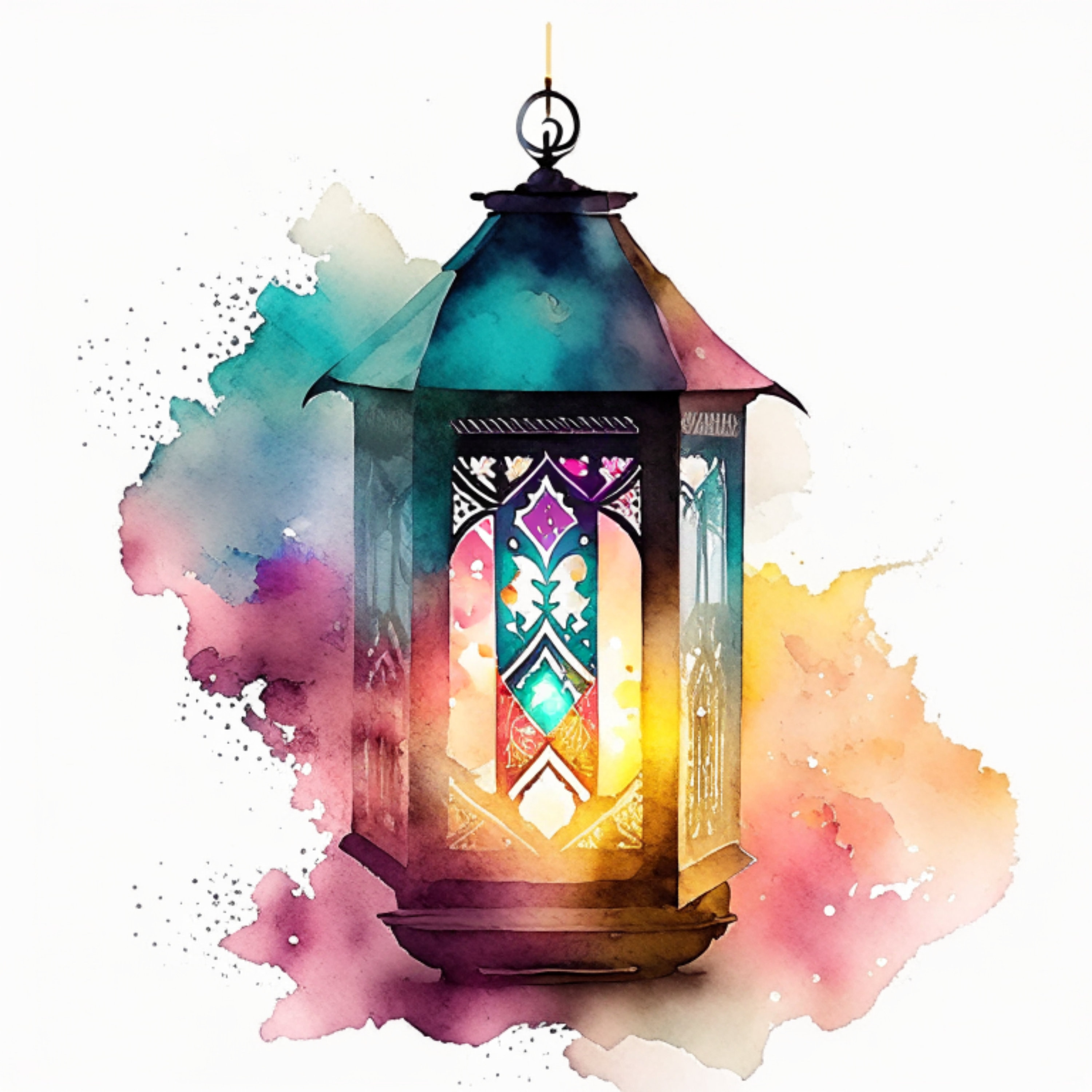 Cute Lantern Clipart 300dpi High Resolution PNG Graphics Instant ...