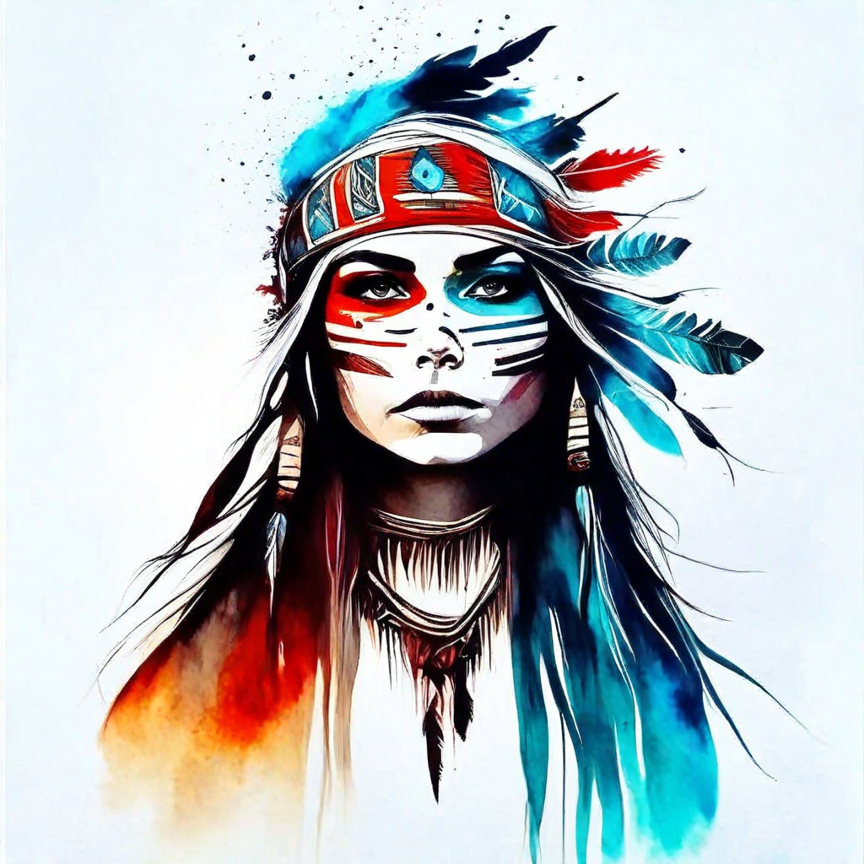 Native American Clipart 300dpi High Resolution PNG Graphics Instant ...