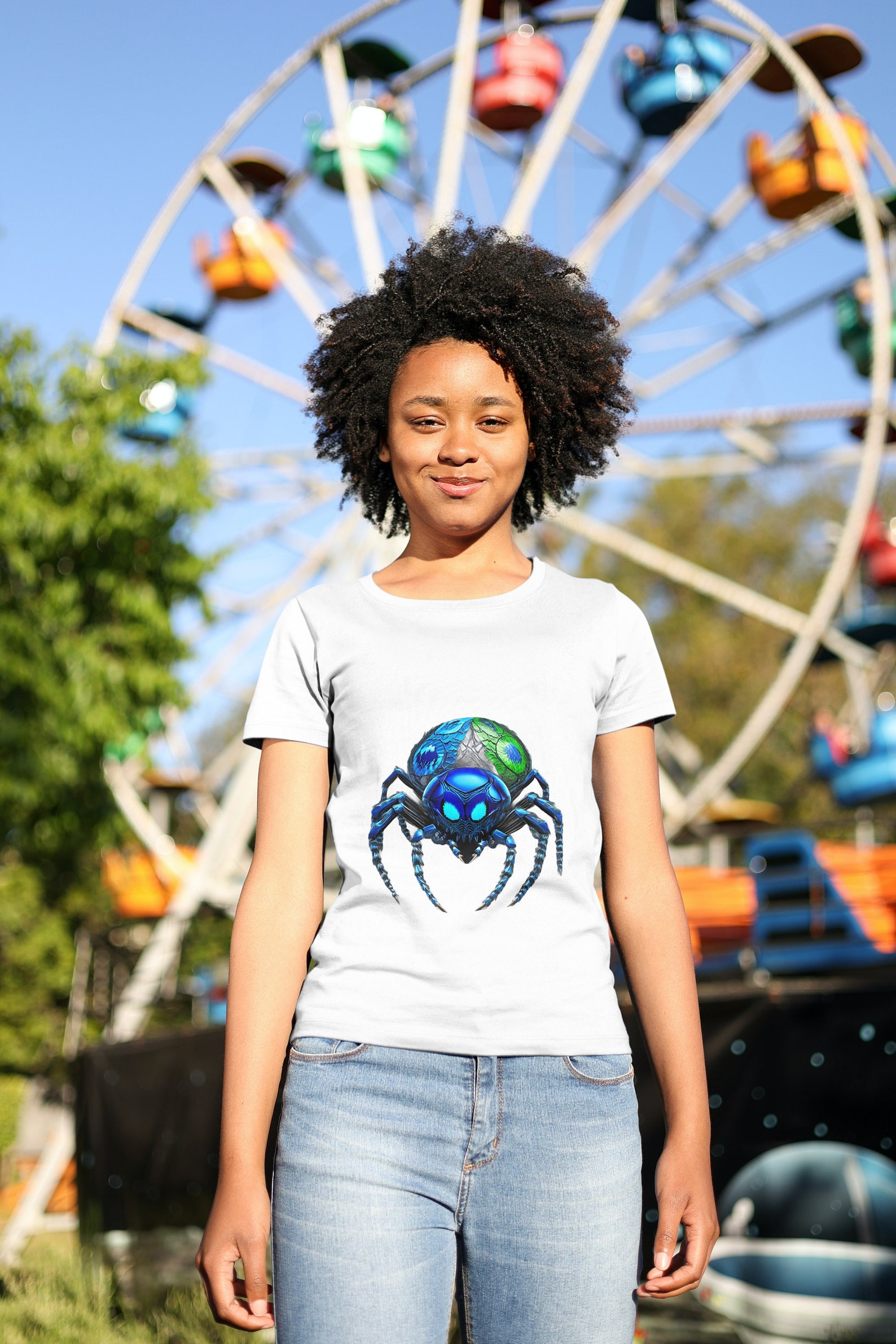 Blue Spider Clipart | 300dpi High Resolution | PNG Graphics | Instant ...