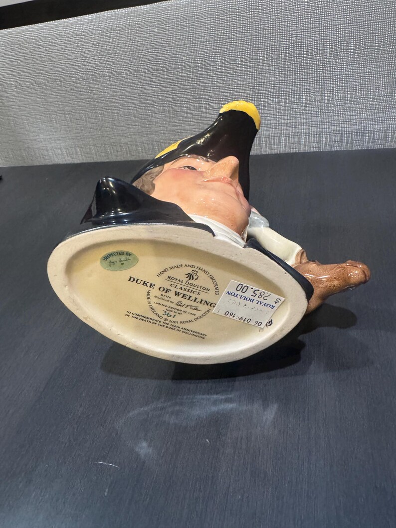 Royal Doulton Duke of Wellington Limited Edition 2001 - Etsy