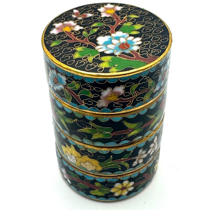 Chinese Enamel Box - Etsy
