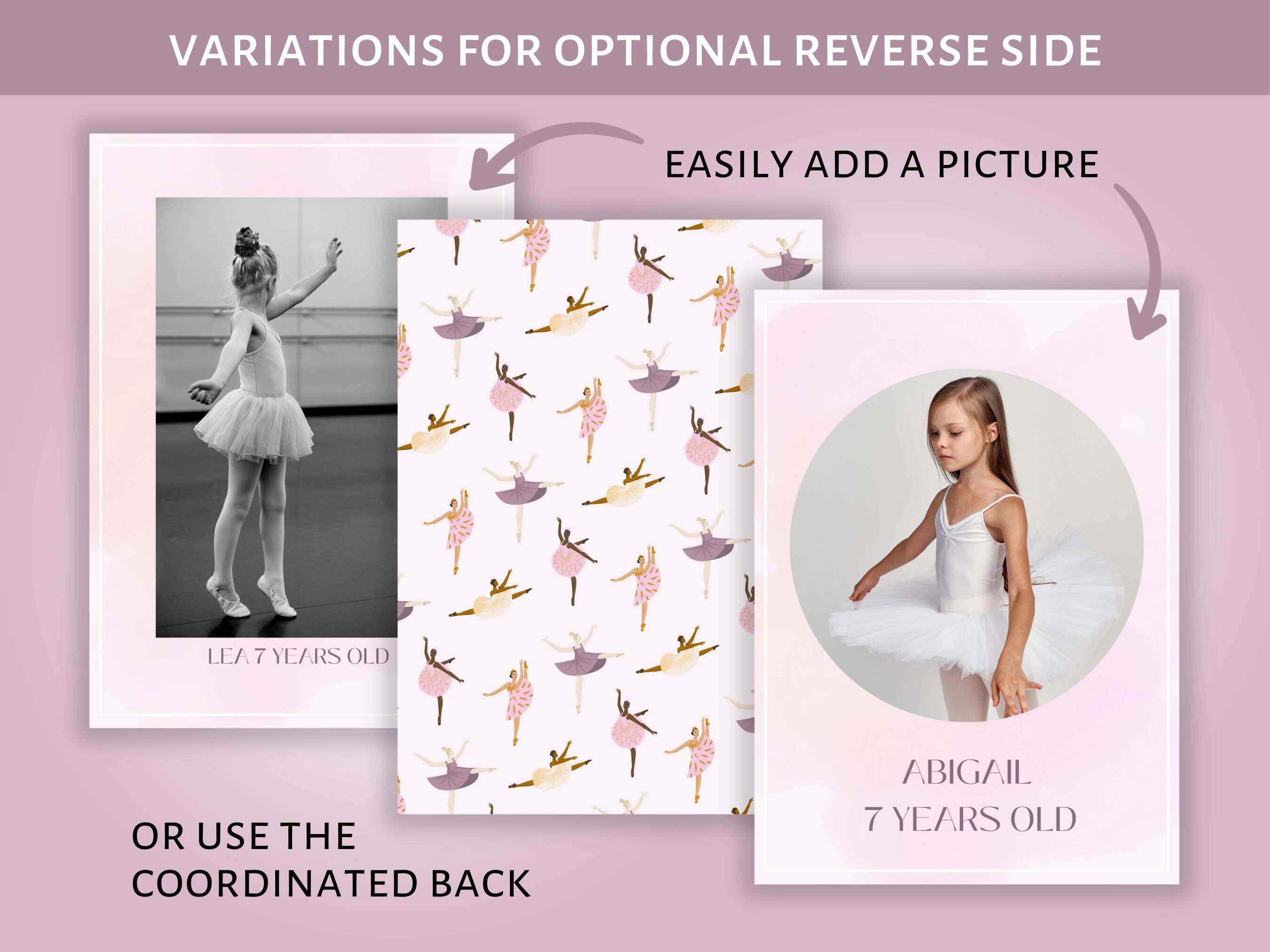 Editable Dance Recital Invitation Template, Ballerina Recital Invite ...