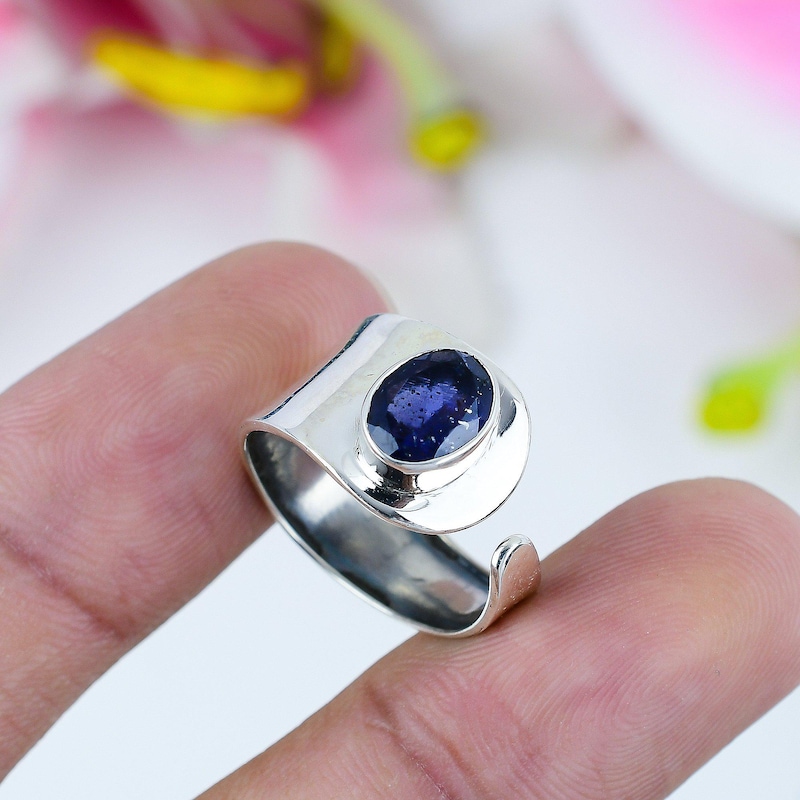 Iolite Ring - Etsy