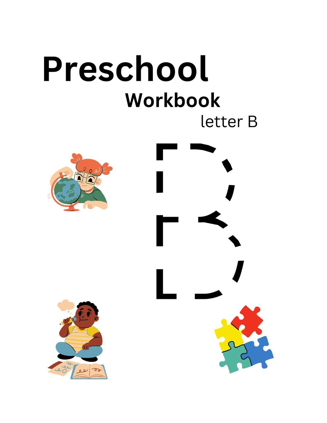 Preschool Workbook -letter B - Etsy
